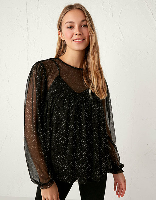 Sheer Overlay Top - Official Website of SMAN 24 Jakarta